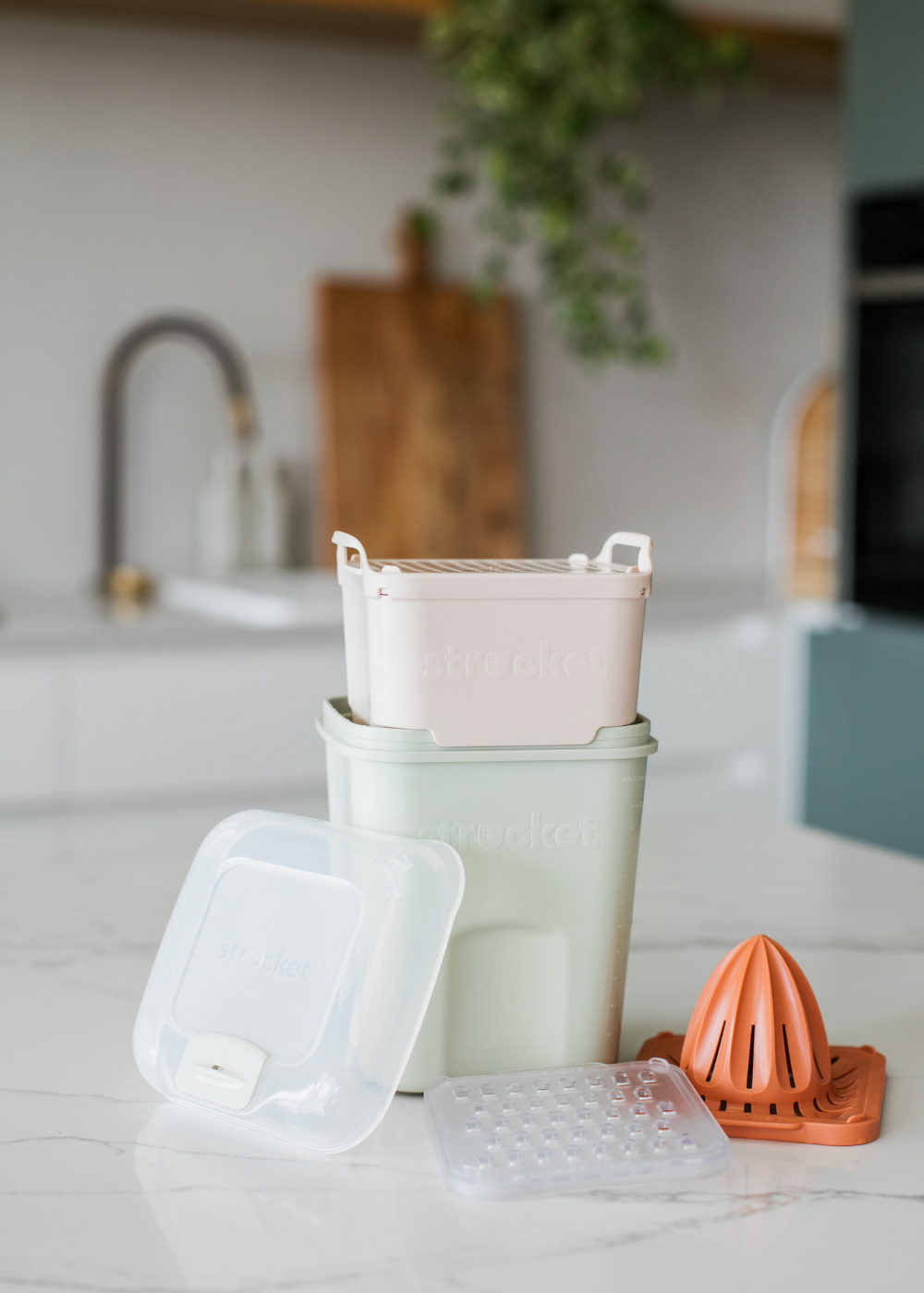 Strucket USA: Laundry Soaking Bucket | Strainer Draining Bucket
