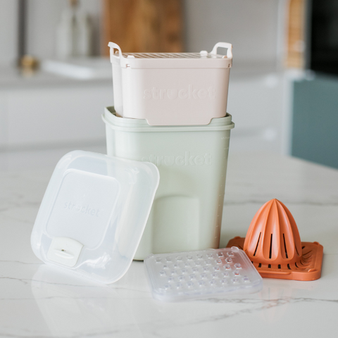 Strucket USA: Laundry Soaking Bucket | Strainer Draining Bucket