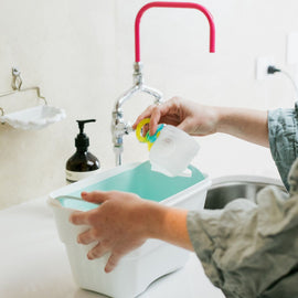 Strucket USA: Laundry Soaking Bucket | Strainer Draining Bucket