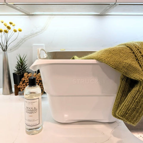 Strucket USA: Laundry Soaking Bucket | Strainer Draining Bucket